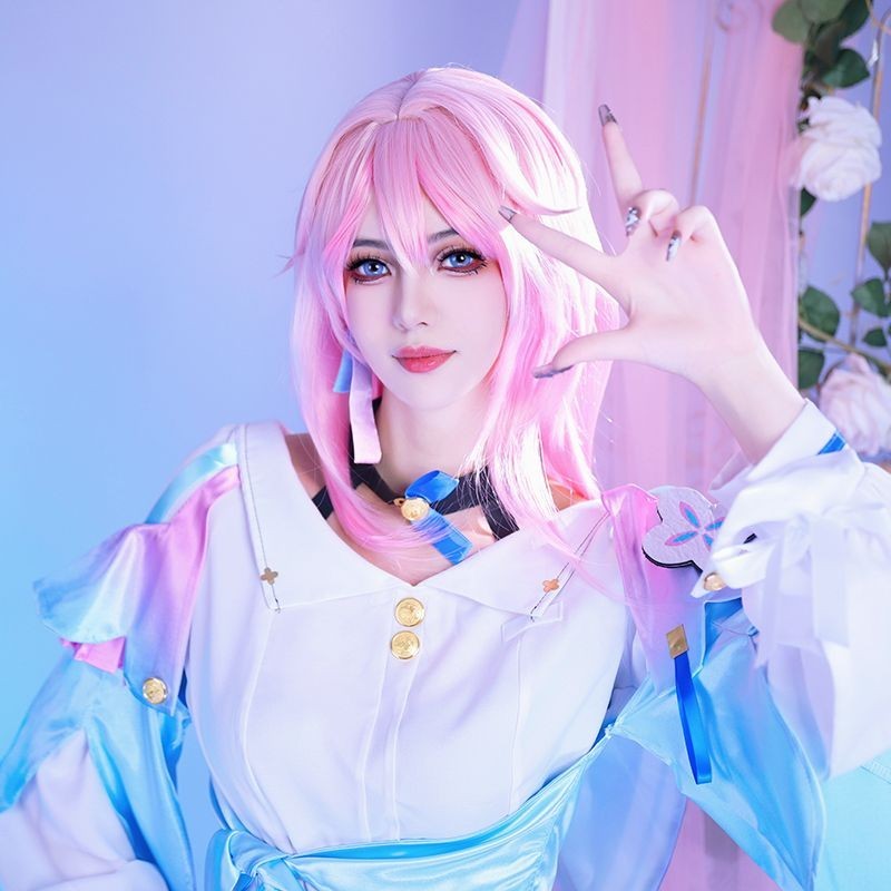 Collapse 3 Star Dome Railway March 7 Cos Anime Game Cosplay Full Set of ...