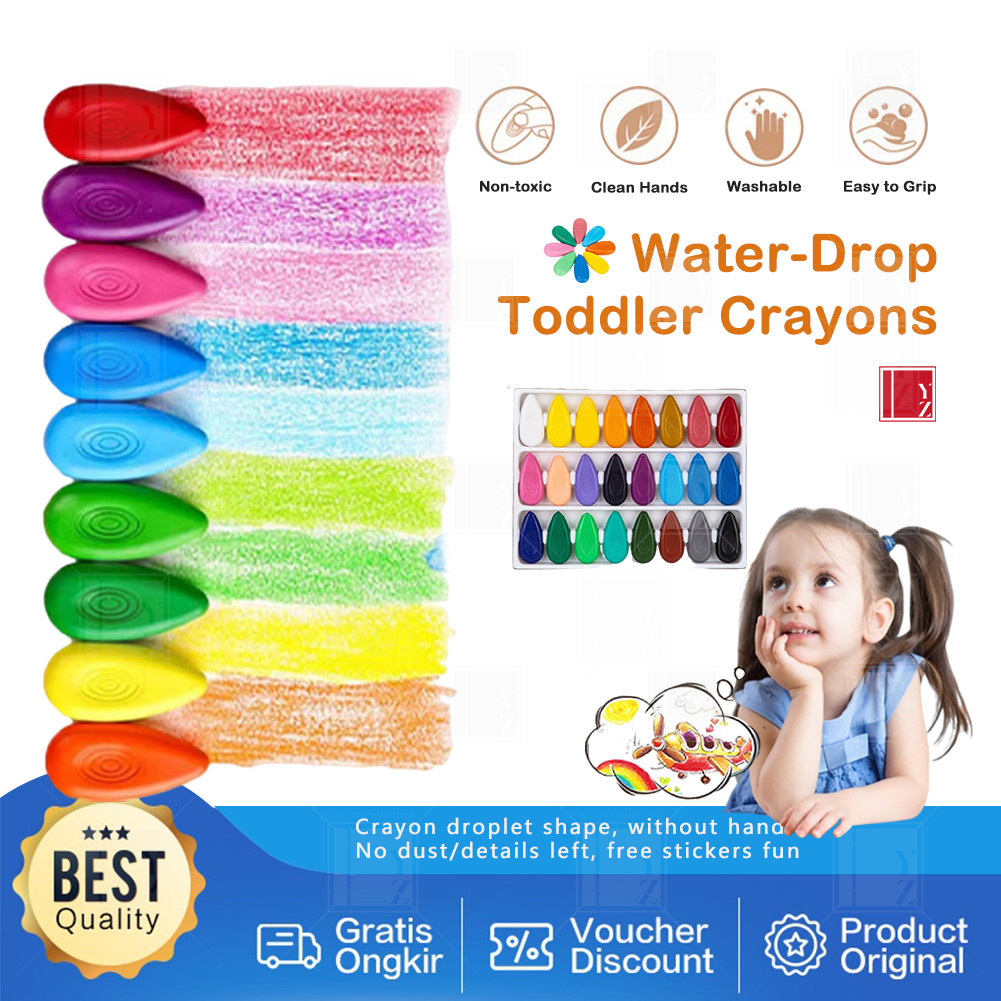 Children's Coloring Set Crayons Washable Erasable Resistant Waterproof ...