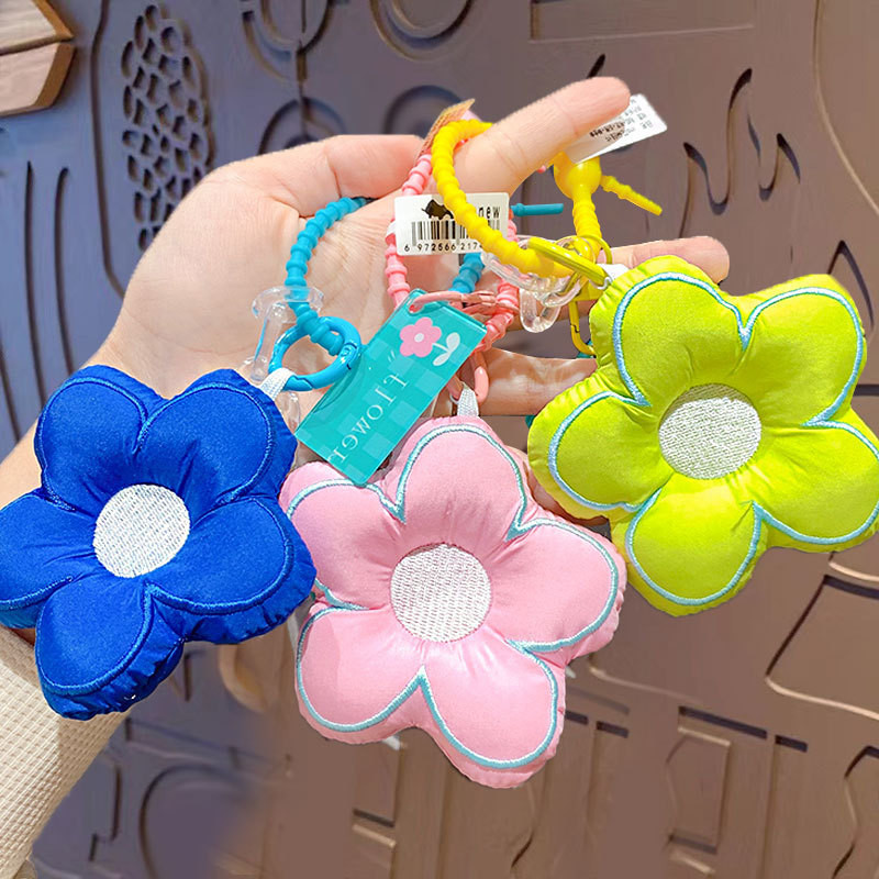 O-KAY Creative Version of the Trend of Flowers Keychain Girls Simple ...