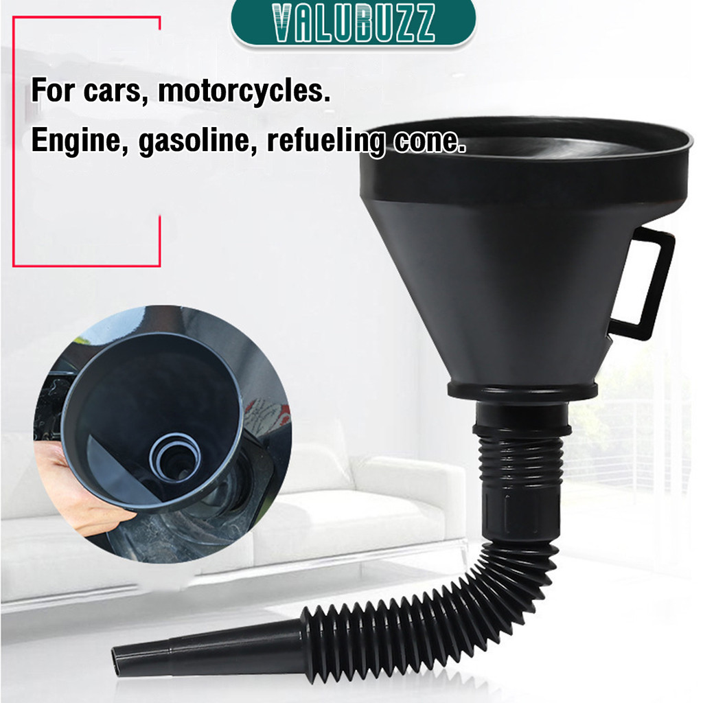 VLB Oiler Filter Funnel Car Motorcycle Refueling Longer Filter Funnel ...