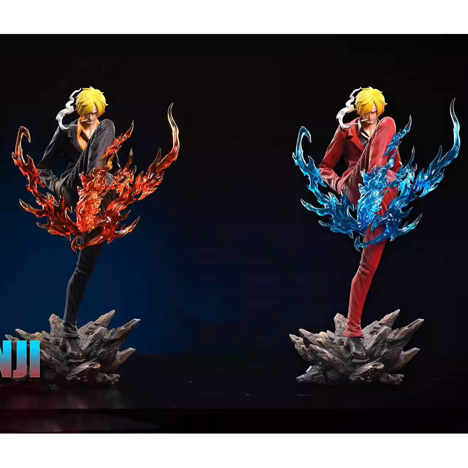 Anime One Piece 2styles Sanji Split Kick Figures Diable Jambe Sanji ...