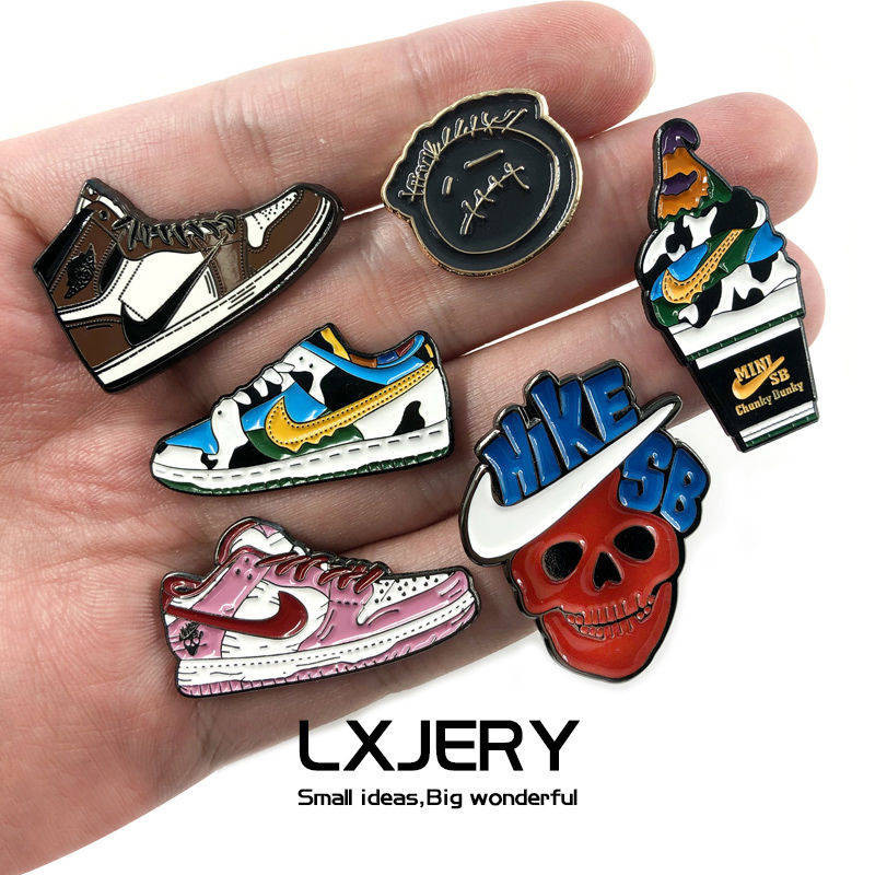 Dunk Valentine's Day Ice Cream Brooch TS Barb Sneakers Grimace Metal ...
