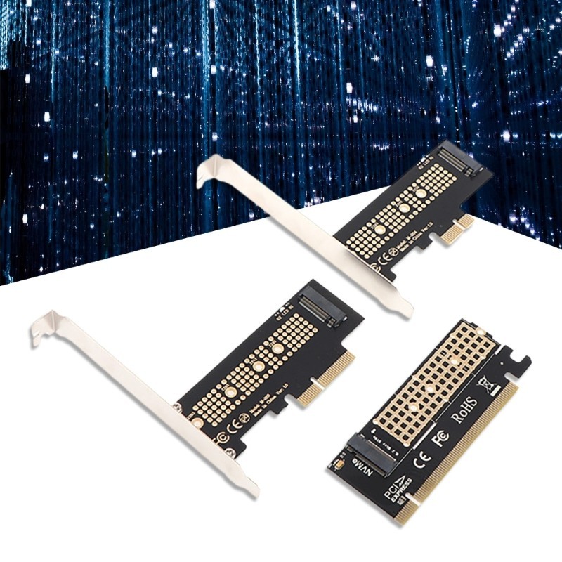 R* M 2 NVME to PCIe Adapter M 2 NVMe SSD to PCIE X1 X4 X16 Expansion ...