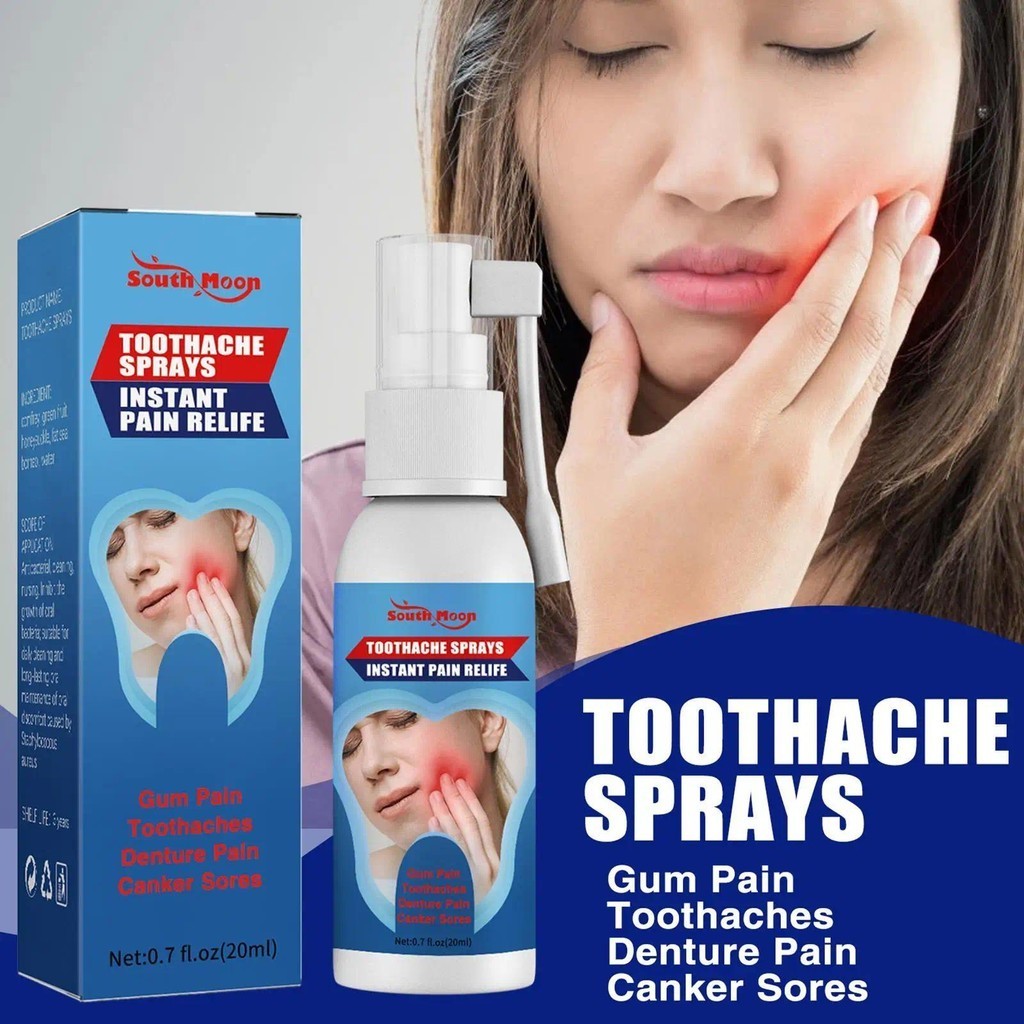 20ml Toothache Spray Natural Herbal Ingredients Relief Pain ...