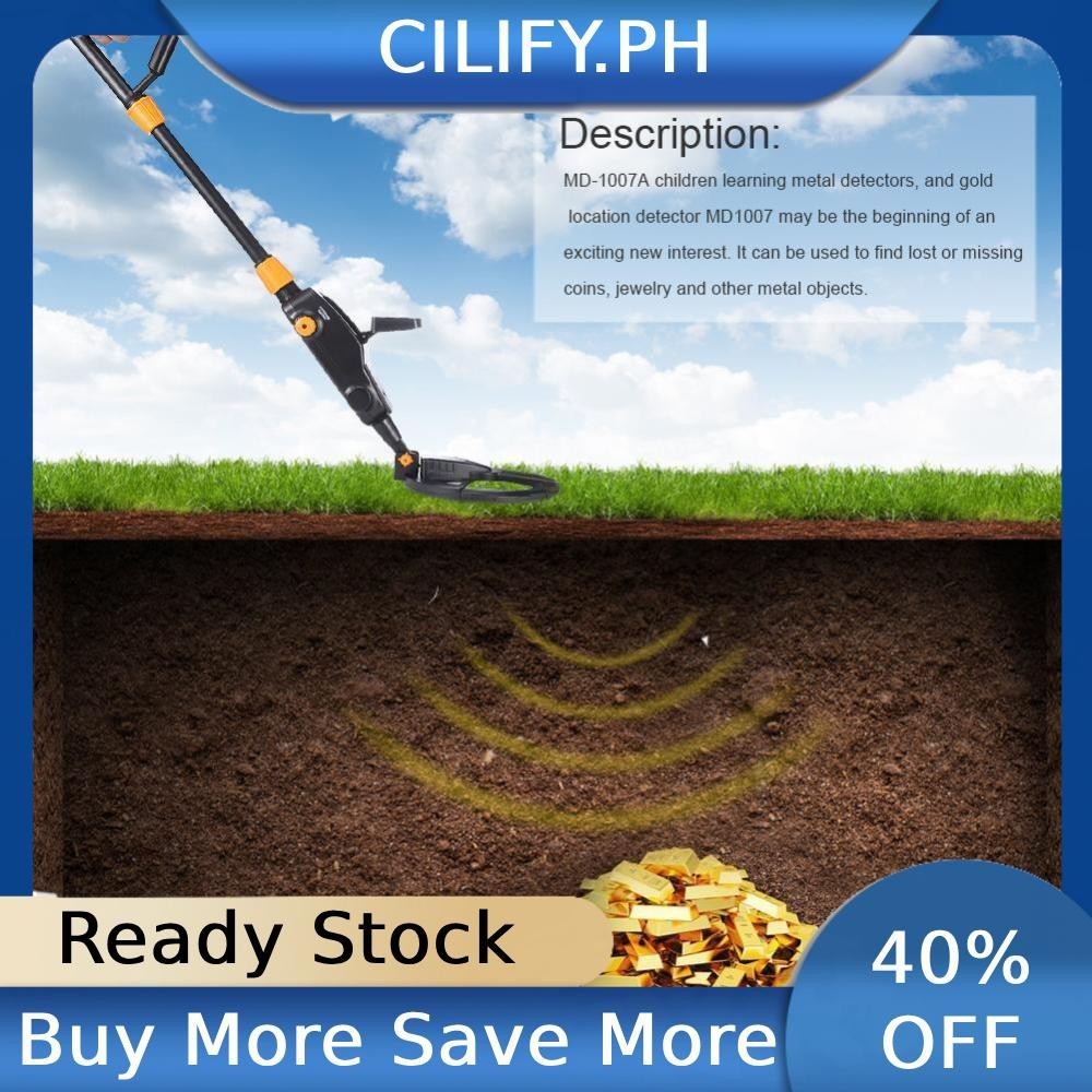 MD1007 Underground Metal Detector Hunter Gold Digger Finder Children ...