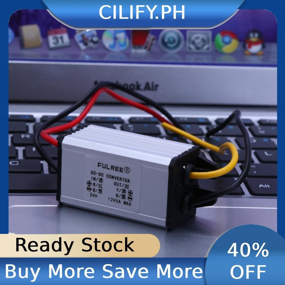 DC 24V to 12V 5A Car Power Step-down Converter Adapter Audio Refit Module | Shopee Philippines