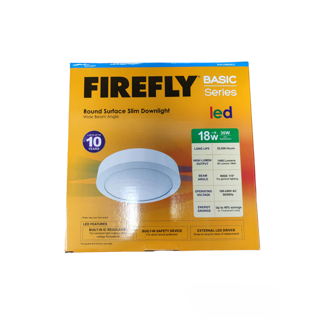 Firefly 18W LED Downlight Surface Type 220V Daylight 6500K ...