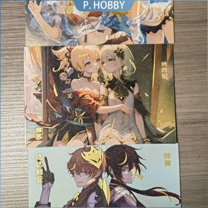 Victory Card Yuanshen Card-Prince Zhongli-Nasida-Amber Colai-Bifold ...