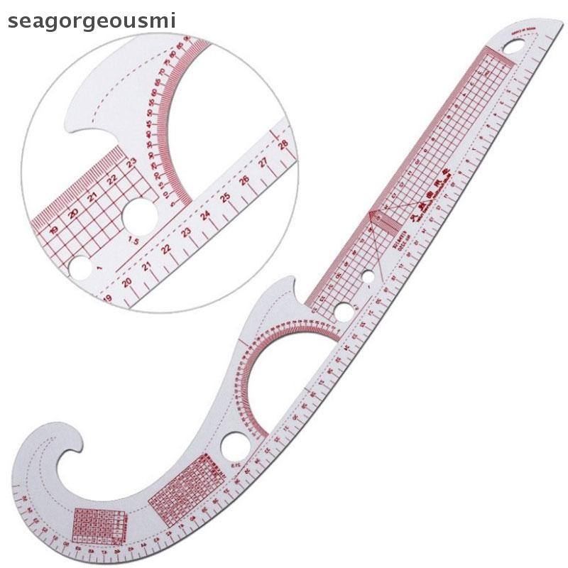Seph Multi-function Plastic French Curve Sewing Ruler Easy Curve Ruler ...