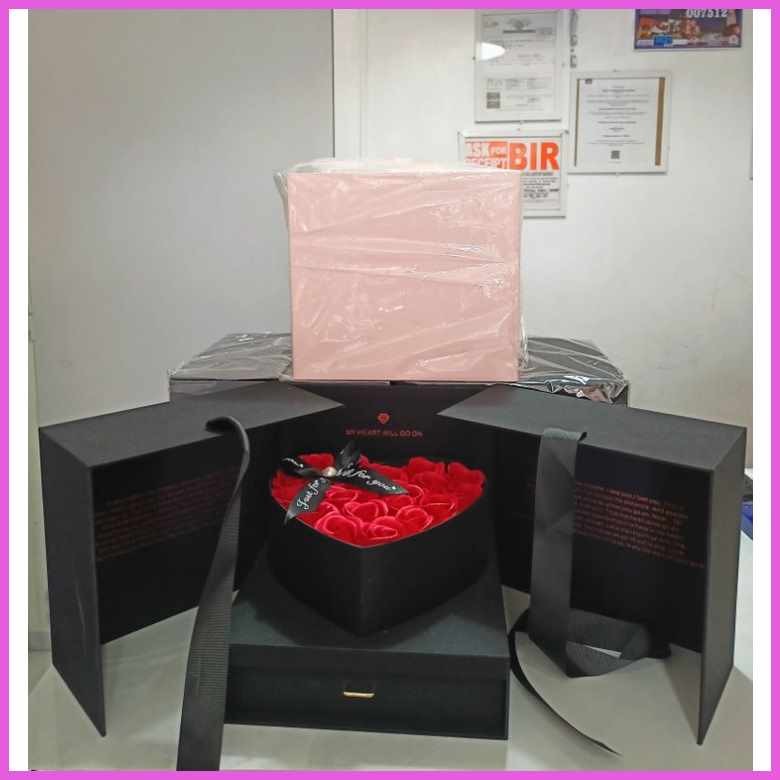 Classy(KtHeart-shaped+CF=Box$U^of/xw^Roses.TM]with.kb]Drawer.Bt](Gift ...