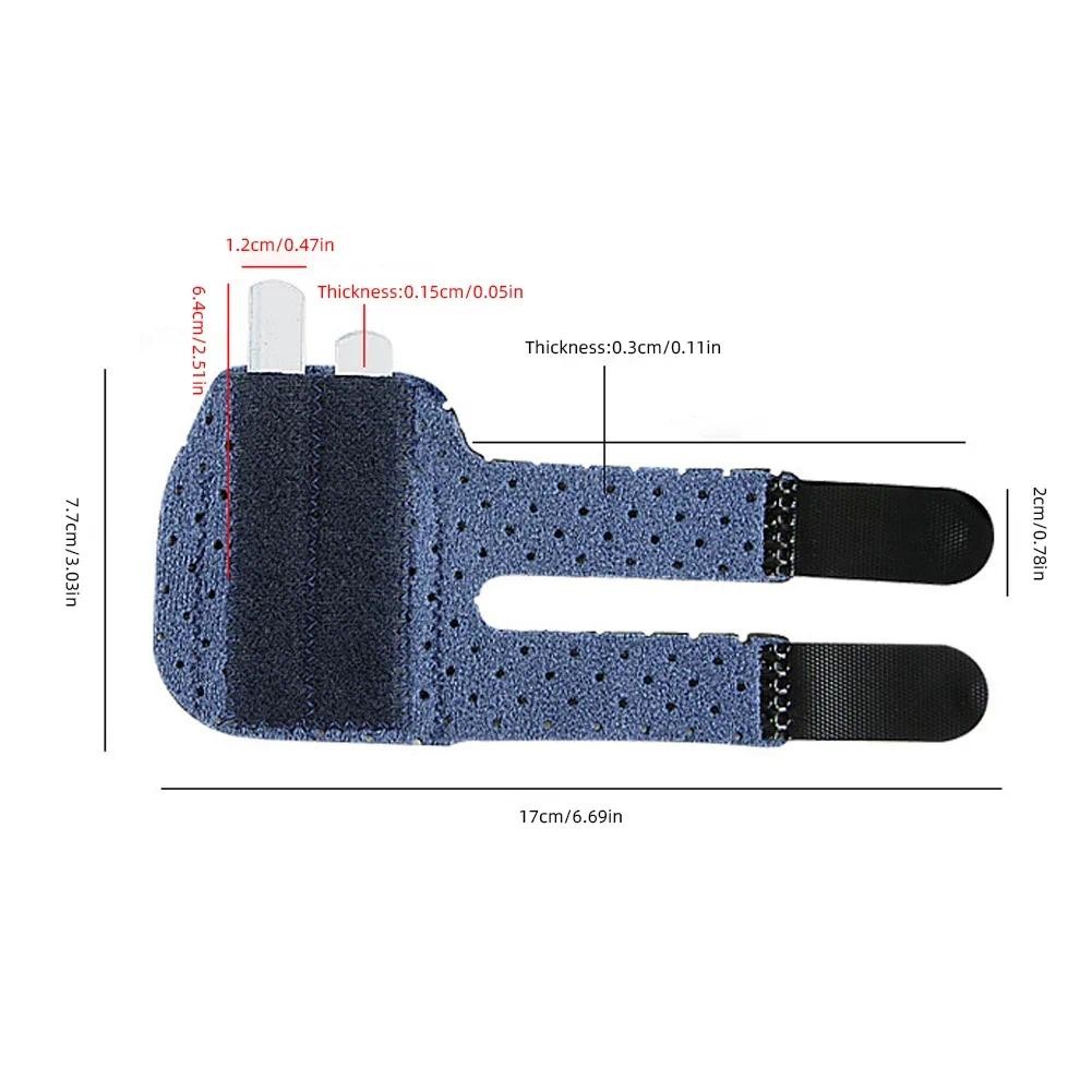1pcs Pain Relief 2-Fingers Fixing Splint Aluminum Strip Straighten ...