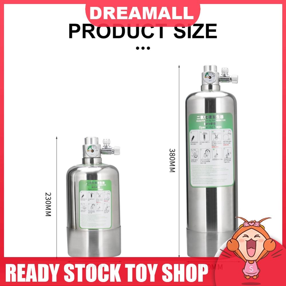 1L/2L CO2 Reaction Generator DIY Carbon Dioxide Generator for Aquarium ...