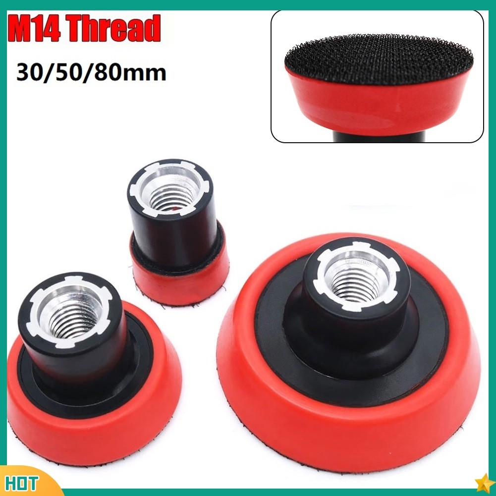 /2/3 Inch Plate Backing Pad Sanding Polishing Pad Holder Sponge Pad For ...