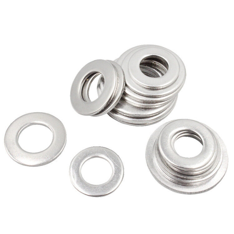 Eepas Ring Washer Screw Nut Stainless Steel 304 M1.6 M2 M2.5 M3 M4 M5 M6 M8 M10 M12/Flat DIN125 ...