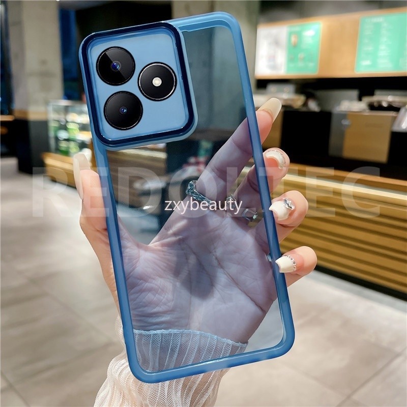Realme Note 50 C63 C61 C51 C53 NFC 5G 4G 2024 Case Plating Transparent Thin Clear Casing For ...