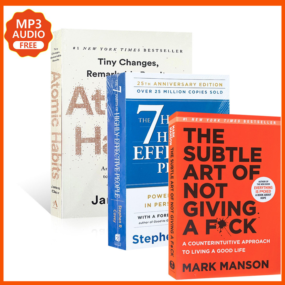 Atomic Habits The 7 Habits Of Highly Effective People Everything Is F