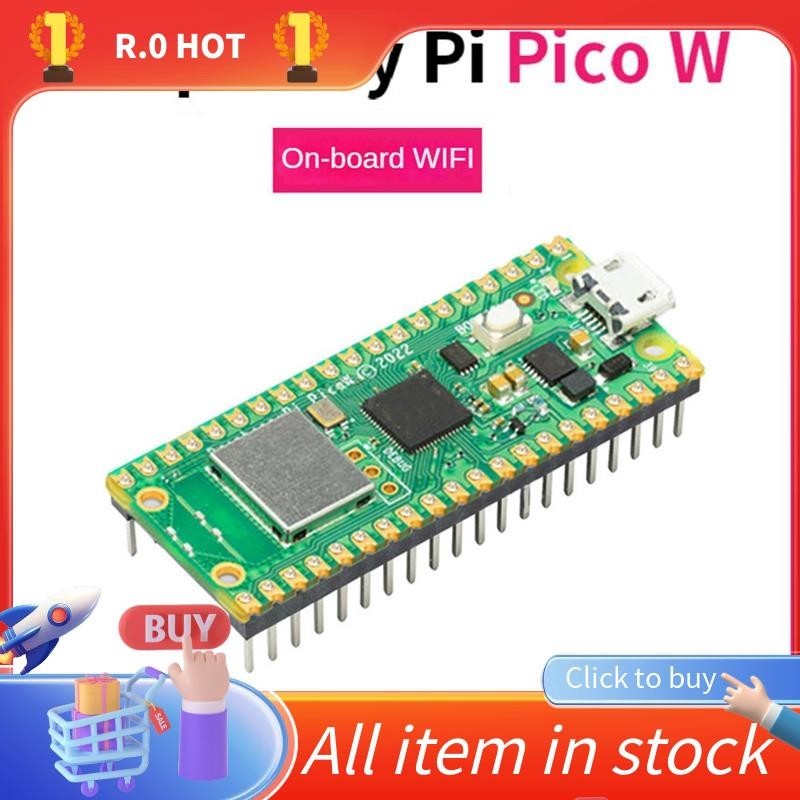 For Raspberry Pi Pico W Board with Wireless WIFI Module RP2040 ...