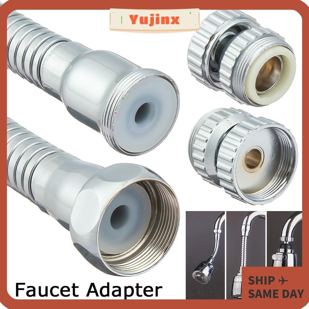 YUJINX Kitchen Tap Extension Hose Stainless Steel Adjustment Faucet ...