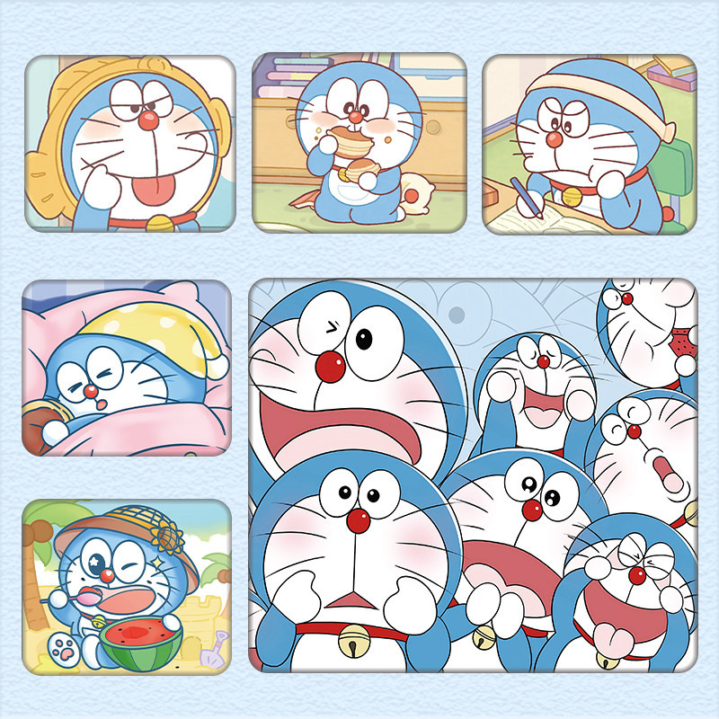 Doraemon Kawaii Mouse Pad Small 22x18cm Girl Cute Simple Cartoon Anime ...