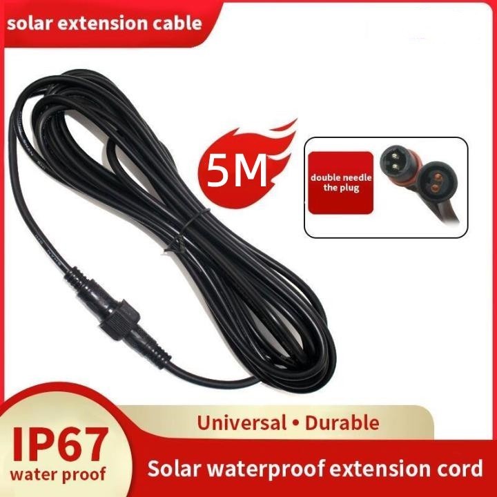 ♞Solar extension cable 5M Solar Light Extension Cable solar lights ...