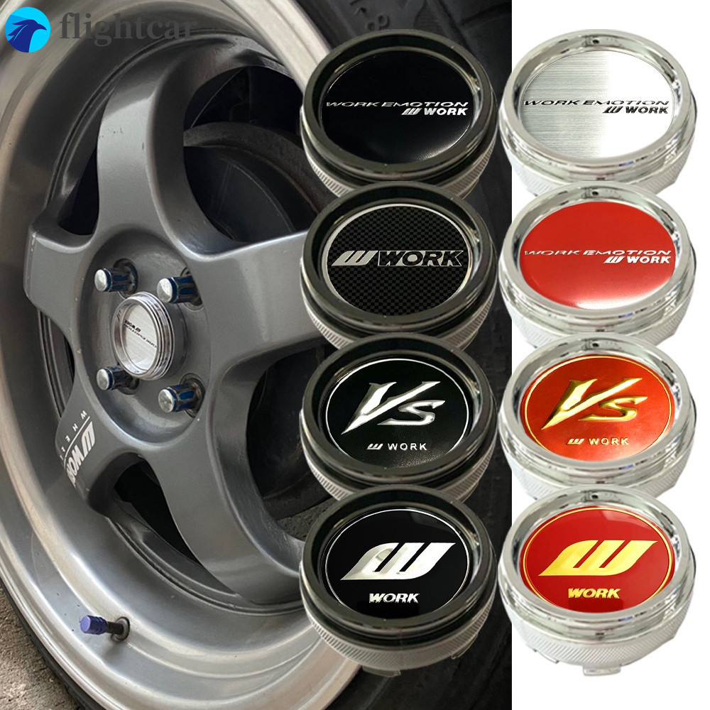 （FT）1pc 60mm WORK EMOTION Center cover Car Rim Wheel Hub Cap cover ...