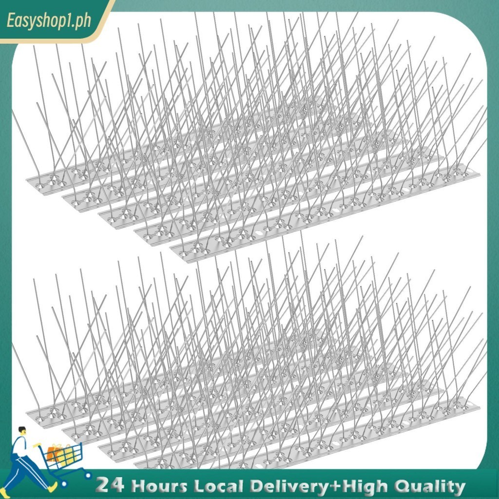 10/12pcs Bird Spikes Stainless Steel Bird Repellent Spikes Durable Anti ...