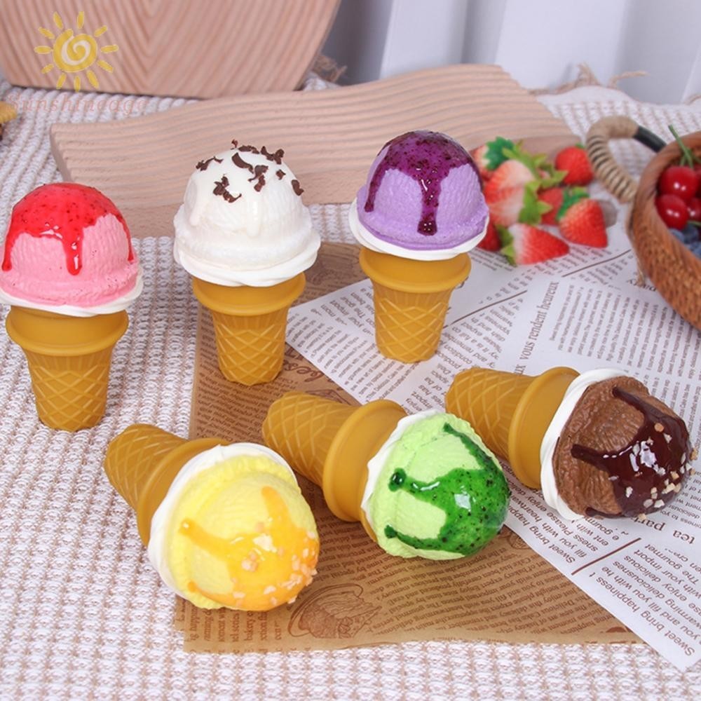Ice cream model cone simulation props ice cream model fake ice cream ...