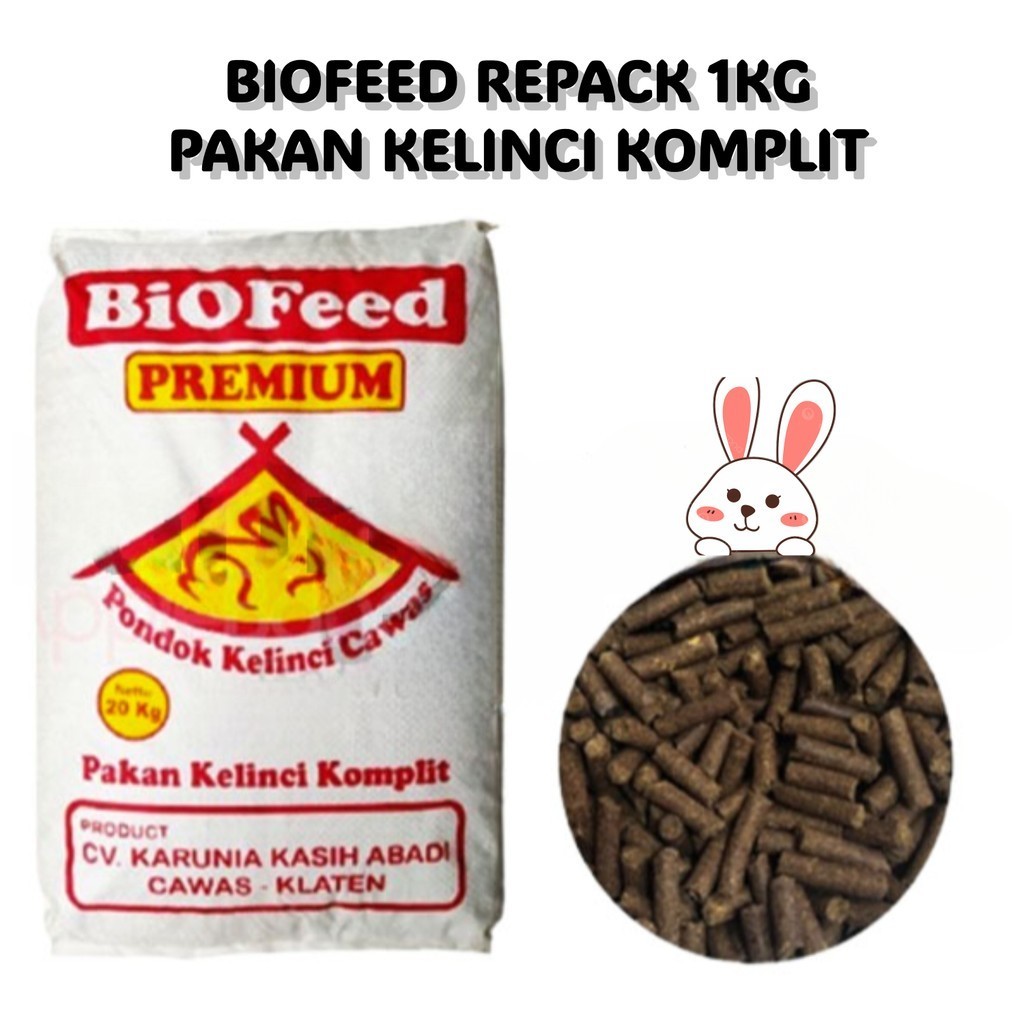 Premium Rabbit Food Biofeed Bio Feed Pellet Feed 1kg | Shopee Philippines