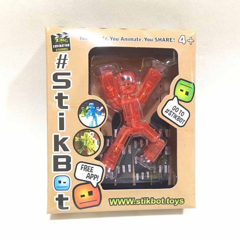 2Pcs Stikbot Sucker Suction Cup Deformable Sticky Robot Toy | Shopee ...