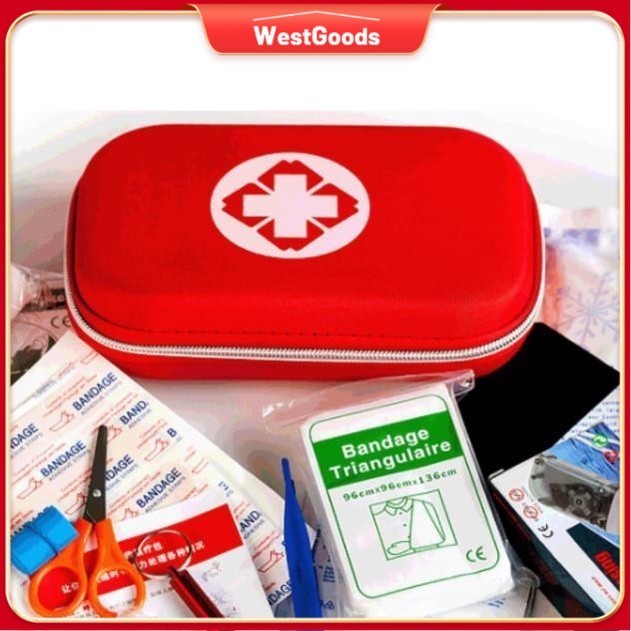WG First Aid Kit Set Medical Pouch Family Emergency Kit Woundplast ...