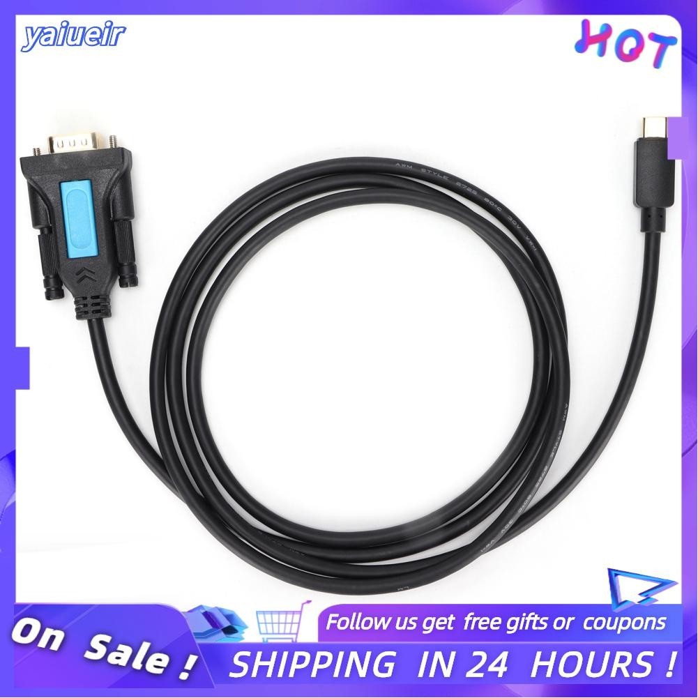 Yaiueir USB To Serial Adapter Plug And Play DB9 Converter Cable For ...