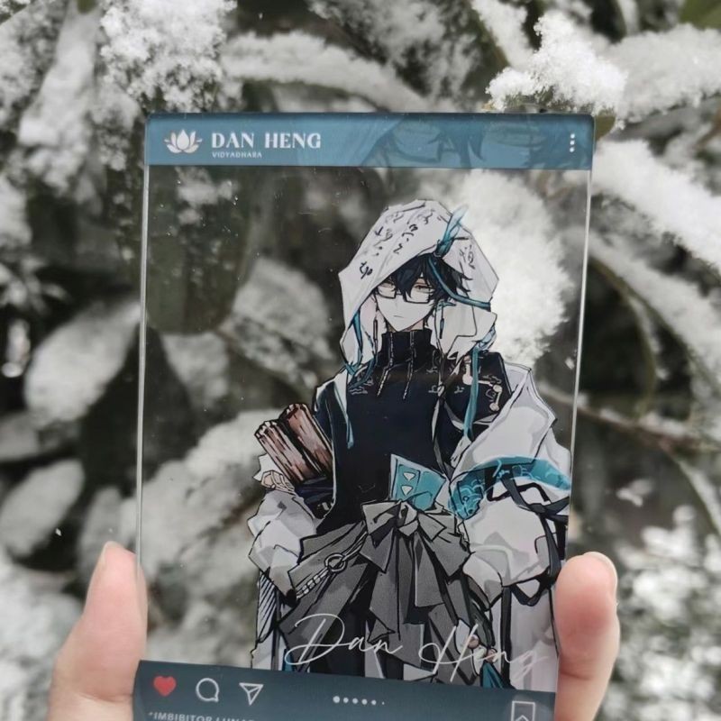 Honkai: Star Rail Dan Heng Acrylic Transparent Card - Cute and Stylish ...