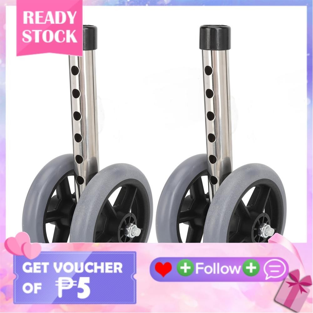 Ebayst Walker Wheel Leg 6 Gear Height Adjustable Strong Load Bearing ...