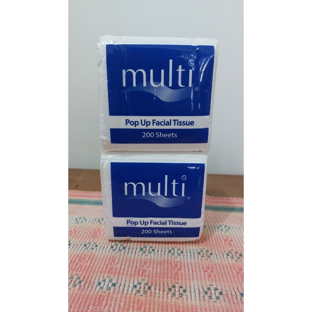 Tissue Multi Pop Up 200 sheets/Tissue Multi Pop Up 200s | Shopee ...