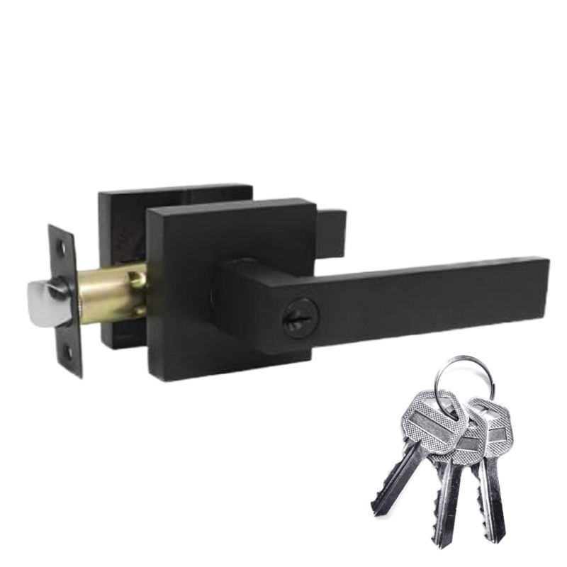 BST Stylish Door Handle Lock Set Complete Door Lock set Modern Handle ...