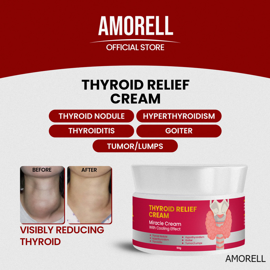 AMORELL Thyroid Ointment Thyroid Relief Cream Thyroid Gland Nodule Care ...