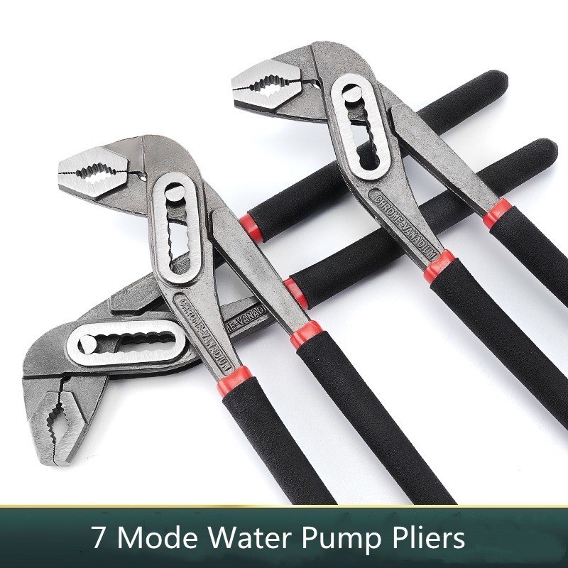 Adjustable Water Pump Plier 7 Mode Multi-function Water Pipe Pliers ...