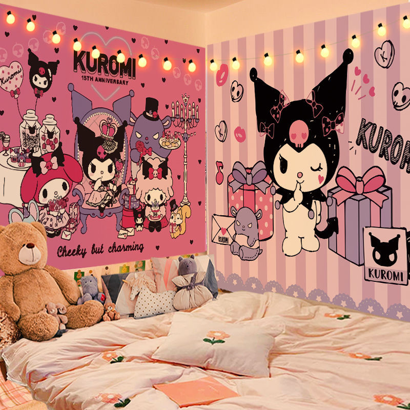 kuromi wallpaper room decoration aesthetic for girls kuromi wallpaper ...