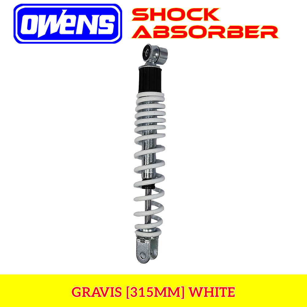 OWENS REAR SHOCK ABSORBER GRAVIS [315MM] WHITE | Shopee Philippines