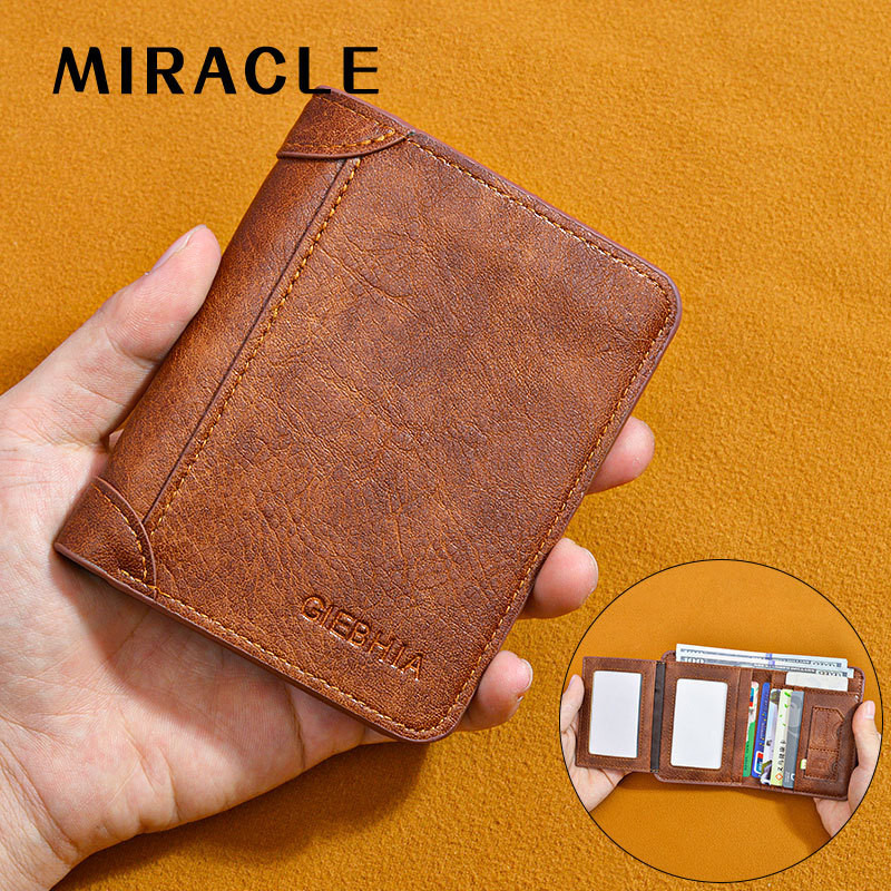 Men Wallet Men's Wallet 2025 New Style Thin Short Card Holder Trendy ...