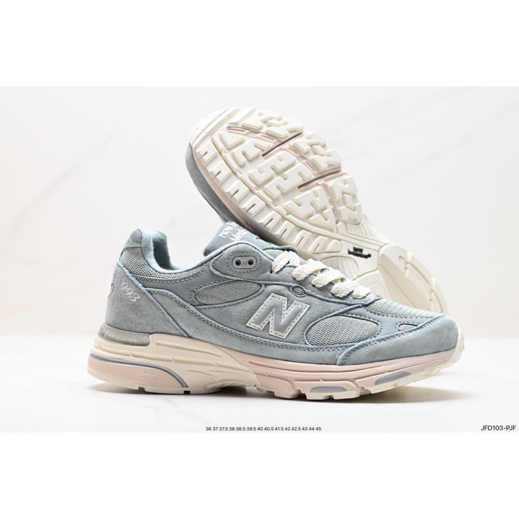 KITH x New Balance NB 993 Co branded Pistachio running shoes milky limestone Made in USA ...