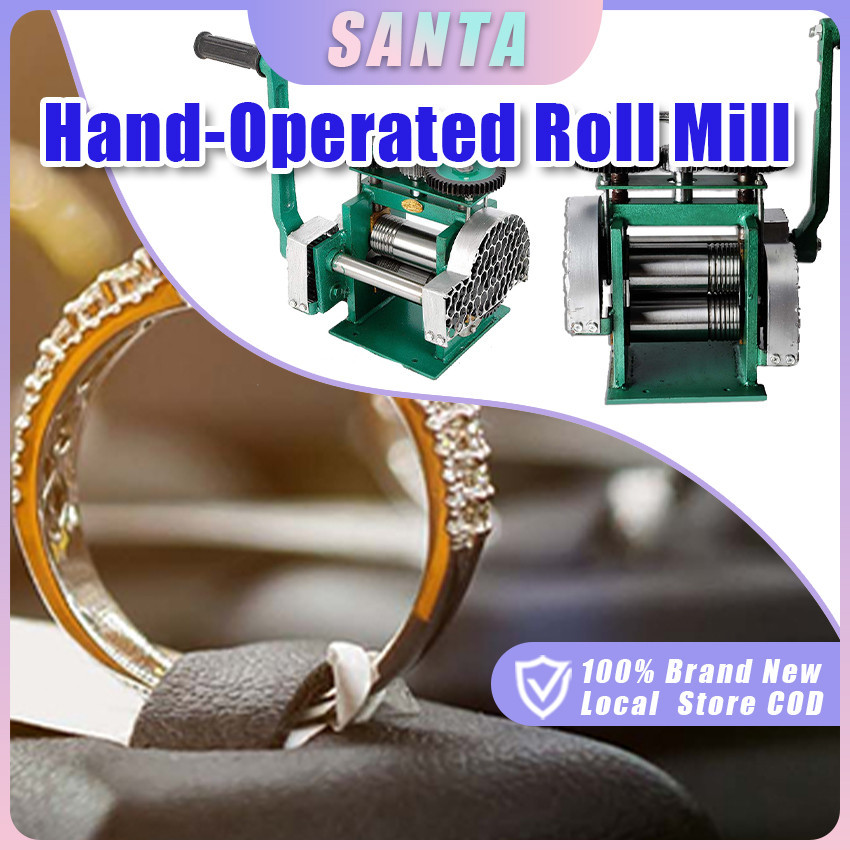 Hand Operated Jewelry Press Machine with Flat Pattern Rolling Mill for ...