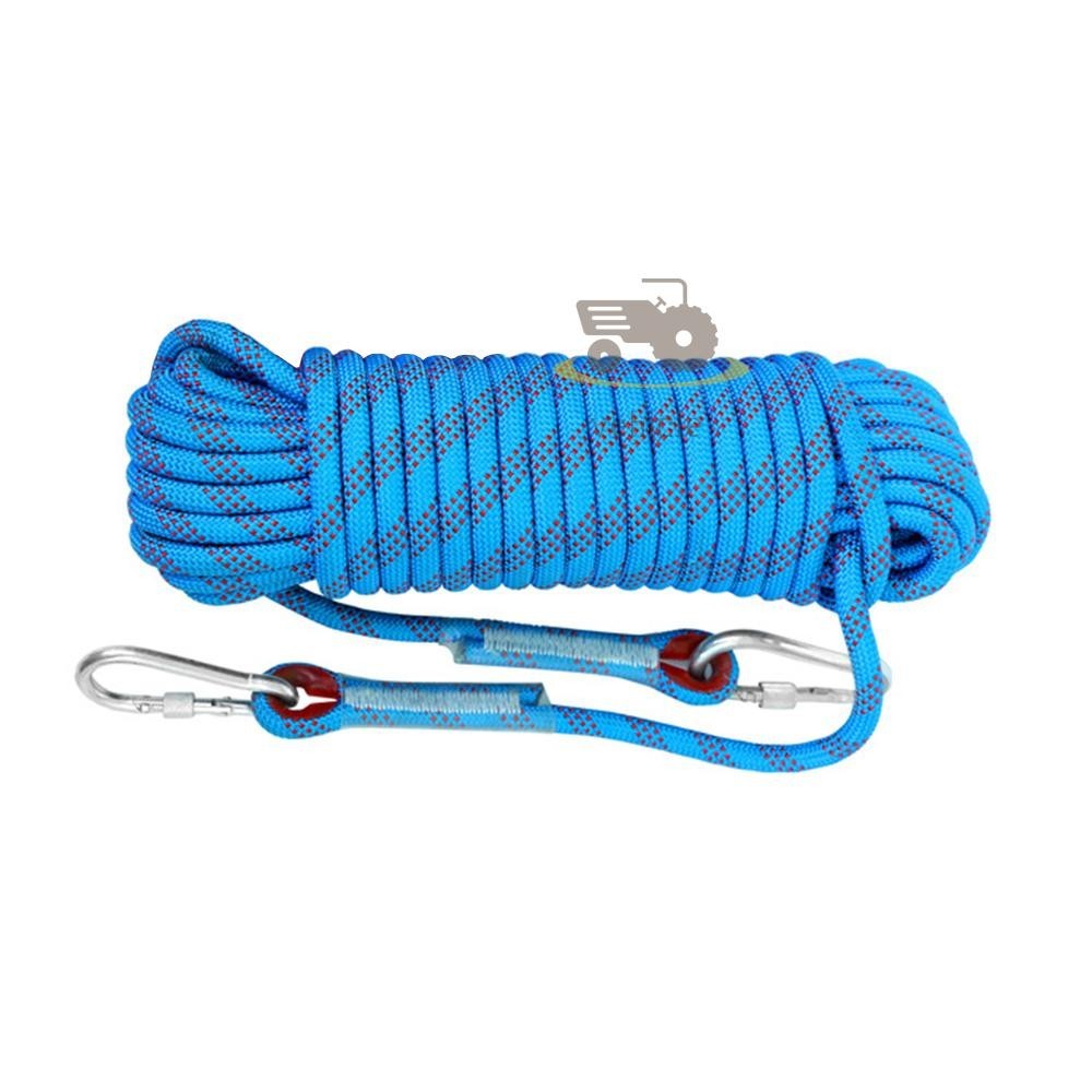 10mm Rock Climbing Rope 10M/20M/30M Outdoor Static Rapelling Rope for ...