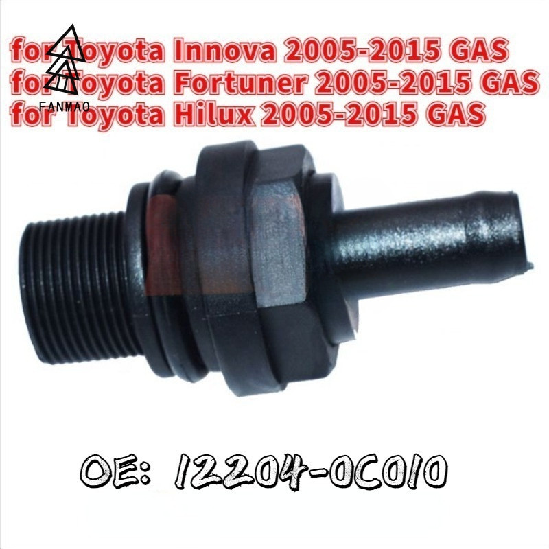 FANMAO PCV Valve for Toyota Innova,Fortuner,Hilux GAS (2005-2015) 12204 ...