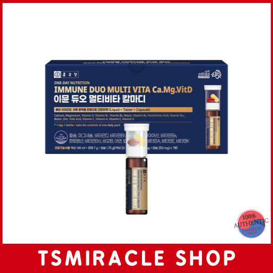 Chong Kun Dang Immun Duo Multi-Vitamin + Calcium Magnesium Vitamin D ...