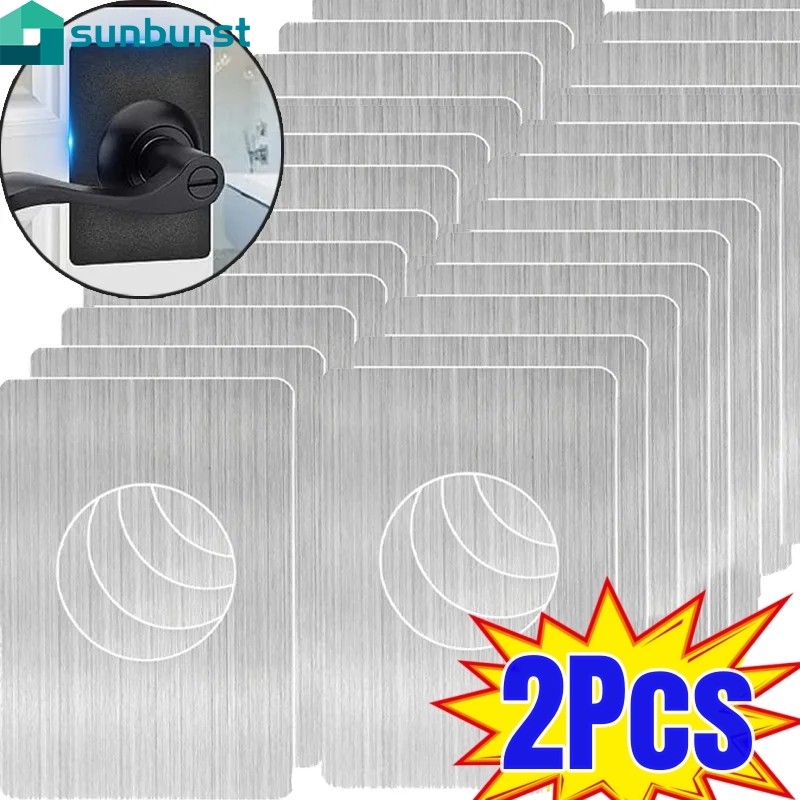 2Pcs Stainless Steel Ball Lock Patches - Hinge Repair Plate - Cricket ...