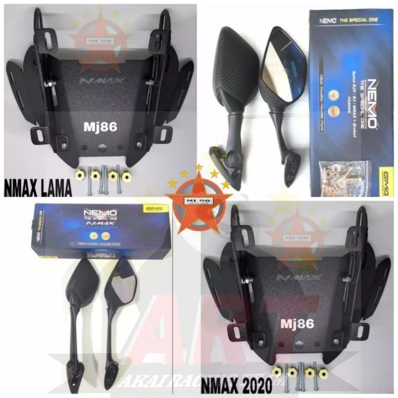 Nmax Old and Nmax New 2020 Servo Serpo Breket R25 Rear View Mirror ...
