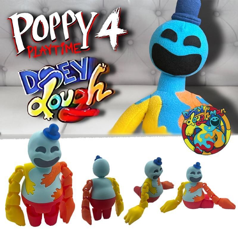 Poppy Playtime Chapter 4 Doey 3d Printed Toy The Doughman Game ...