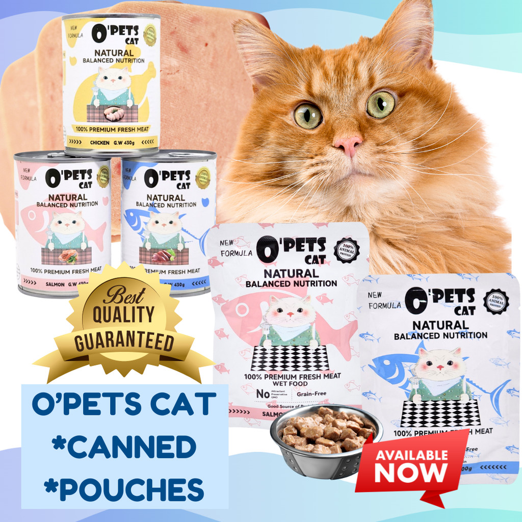 O'Pets Cat Natural Balanced Organic Wet Cat Food for All Stages 100g ...