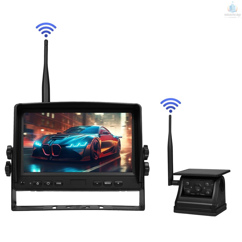 无 Vision 7'' Car Rv 7'' Monitor Rear View Camera Ir Vision Camera Solar ...